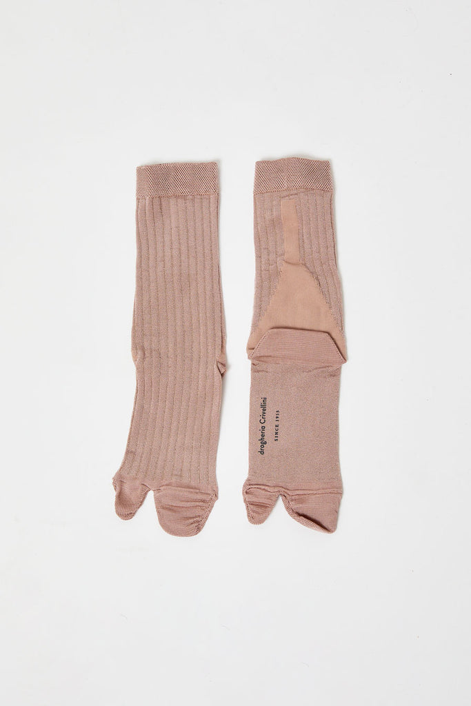 Drogheria Crivellini Viscose Tabi Socks in Rosewood – No.6 Store Drogheria Crivellini Viscose Tabi Socks in Rosewood – No.6 Store