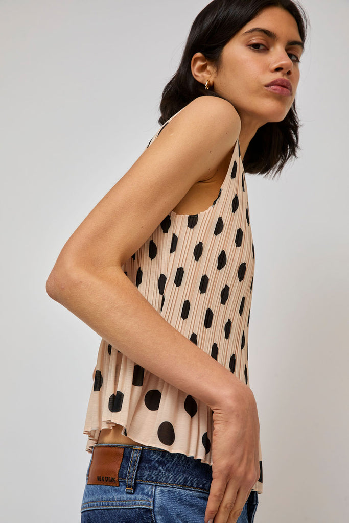 No.6 Rae Tank in Cream Dot – No.6 Store